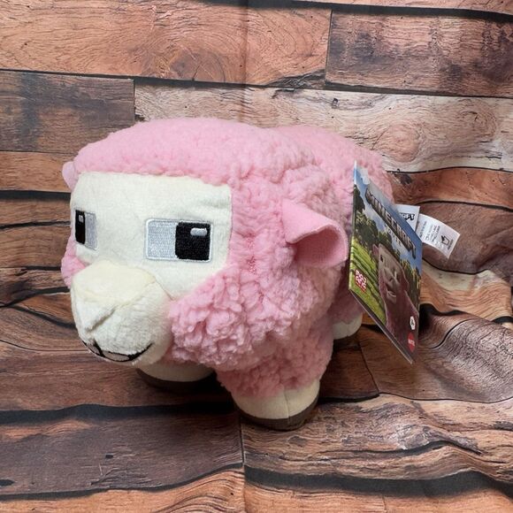 Mattel | Toys | Minecraft Movie Pink Sheep 8 Plush Stuffed Animal Toy ...